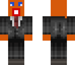 Derpy Goldfish In a Suit | Minecraft Skin