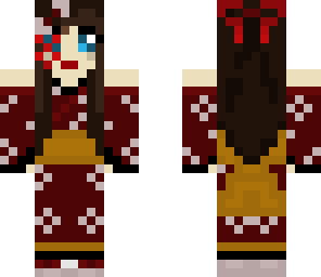 Cherry Blossom Geisha | Minecraft Skin