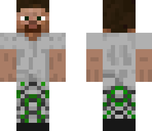 Steve pants cobblestone moss | Minecraft Skin