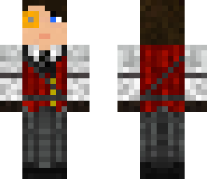 Steampunk gold monocle | Minecraft Skin