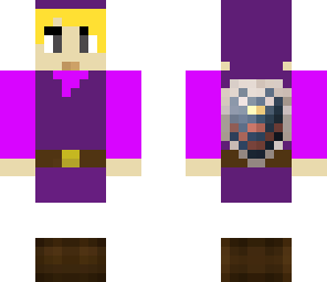 purple toon link | Minecraft Skin