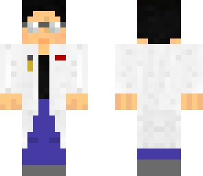 Lab Coat Skin v2 | Minecraft Skin