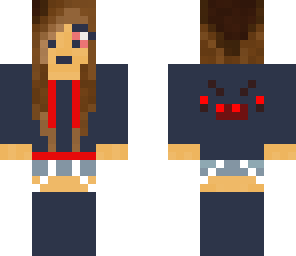 Cave Spider Girl | Minecraft Skin