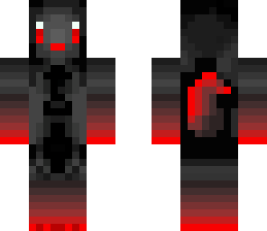 Red And Black Wolf | Minecraft Skin