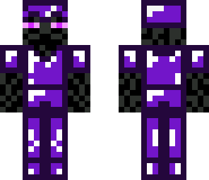 updated obsidian armour enderman | Minecraft Skin
