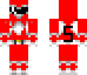 RED POWER RANGER | Minecraft Skin