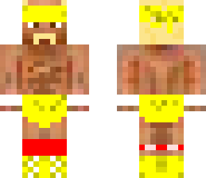 Hulk Hogan | Minecraft Skin