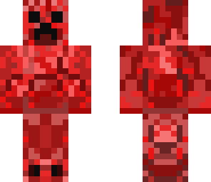 creeper rojo | Minecraft Skin