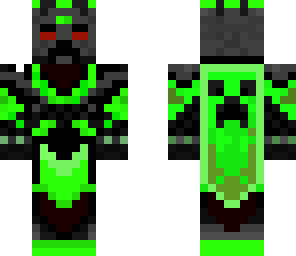 Neon Green King | Minecraft Skin