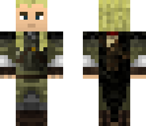 Legolas Greenleaf 3D Ears | Minecraft Skin