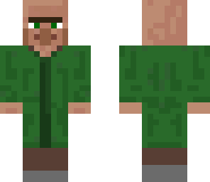 Green robe villager | Minecraft Skin