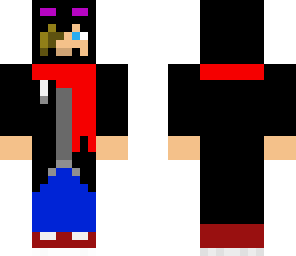 Brandon The Enderman Boy's winter skin | Minecraft Skin