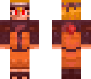 Naruto Uzumaki-Nine Tails Cloak | Minecraft Skin