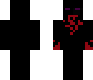 blood enderman | Minecraft Skin