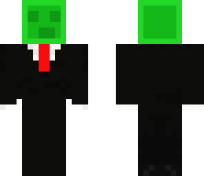 Formal green slime | Minecraft Skin