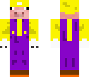 Wario pig | Minecraft Skin