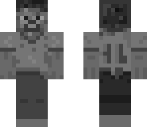 black and white steve | Minecraft Skin