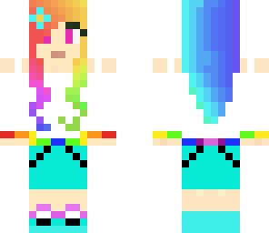Rainbow Thea B | Minecraft Skin