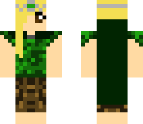 Princess of Mirkwood with Circlet | Minecraft Skin