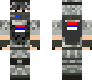 Serbian Soldier | Minecraft Skin