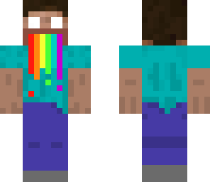 rainbow puke | Minecraft Skin