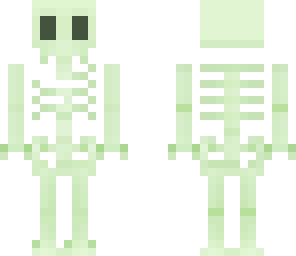 8 bit skeleton | Minecraft Skins