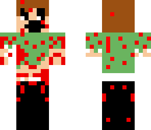 Exploded By a Creeper | Minecraft Skin