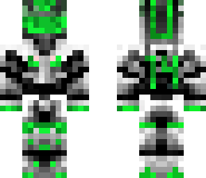 Greenstone tech armor | Minecraft Skin
