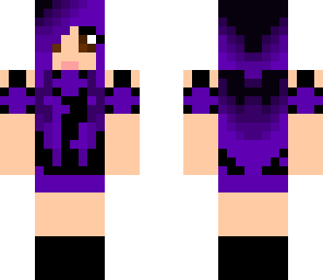 Obsidian Girl | Minecraft Skin