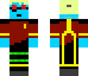 Cyberpunk Andorian | Minecraft Skin