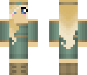 elf girl medieval fantasy nature | Minecraft Skins