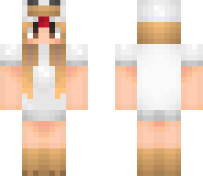 Girl Chicken Cute White Pretty Blond Minecraft Skins