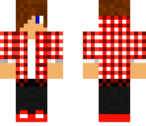 Red Cool Boy | Minecraft Skin