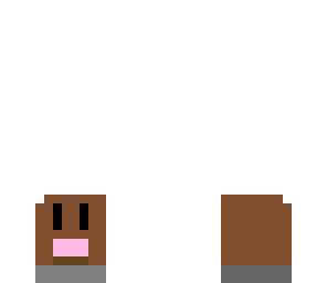 diglett from pokemon from meme | Minecraft Skin