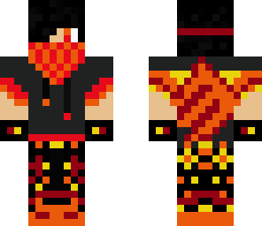 Fire Monster | Minecraft Skins