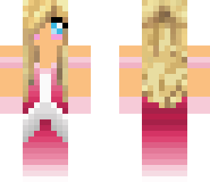 skeletal665 pink princess | Minecraft Skin