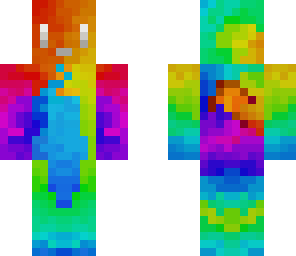 Rainbow Fox | Minecraft Skin