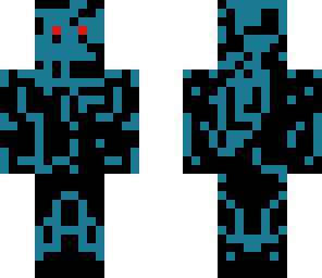 Black and blue | Minecraft Skin