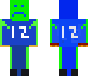 Seahawk Fan | Minecraft Skin