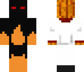 front face of lava guy | Minecraft Skin