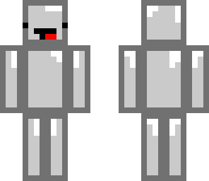 Derpy Iron Ingot Man | Minecraft Skin