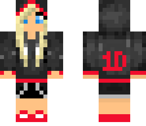 1D girl edited | Minecraft Skin