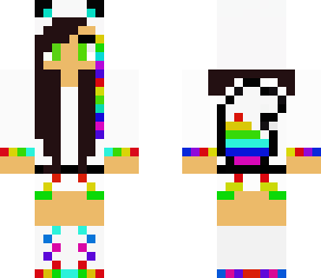 rainbow fox | Minecraft Skin