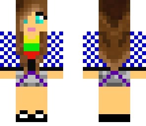 Lithuanian Brunette girl | Minecraft Skin