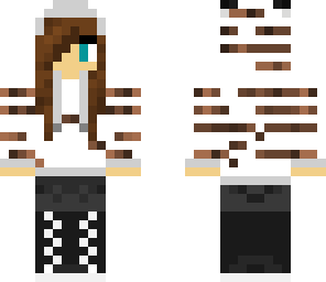 Snow leopard girl | Minecraft Skin