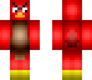 HD Red Angry Bird | Minecraft Skin