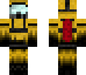 Herobrine in biohazard suit | Minecraft Skin