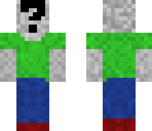 Casual Question Mark Face | Minecraft Skin