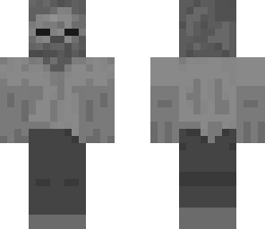 Black and White Zombie | Minecraft Skin