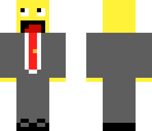 Fatal Error in suit | Minecraft Skin